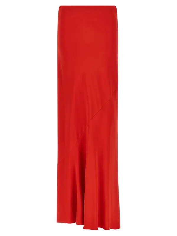 ERMANO SCERVINO Ermanno Scervino Mermaid Maxi Skirt In Viscose Crepe De Chine