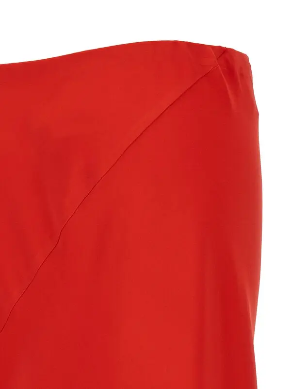 ERMANO SCERVINO Ermanno Scervino Mermaid Maxi Skirt In Viscose Crepe De Chine