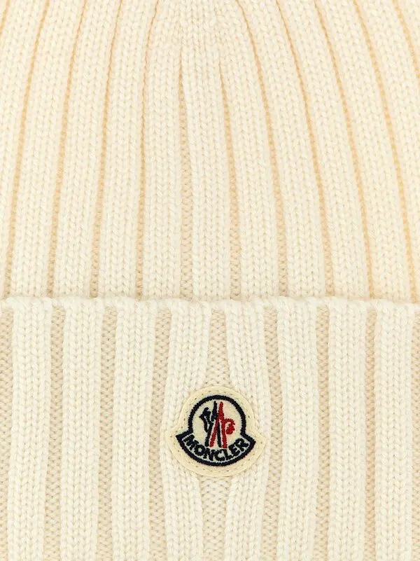 Moncler Logo Patch Beanie