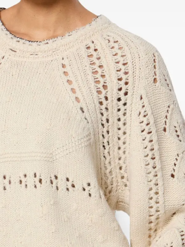 Isabel Marant Étoile Luce Wool And Cotton Sweater - Multicolor