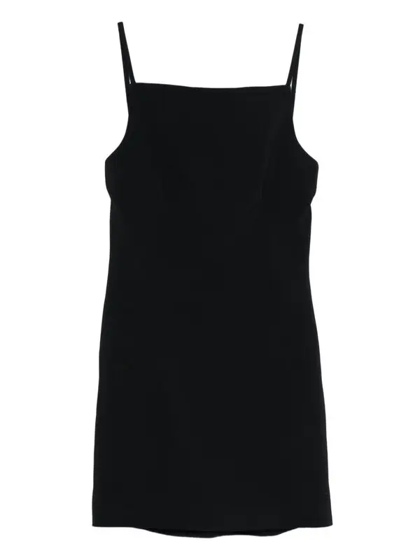 Givenchy Square Neck Spaghetti Strap Mini Dress - Multicolor