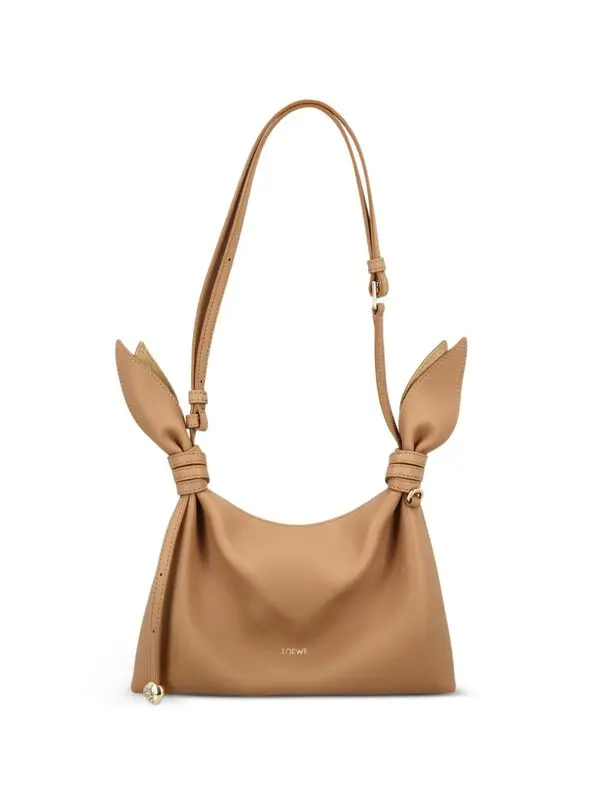 Loewe Knotted Leather Shoulder Bag - Multicolor