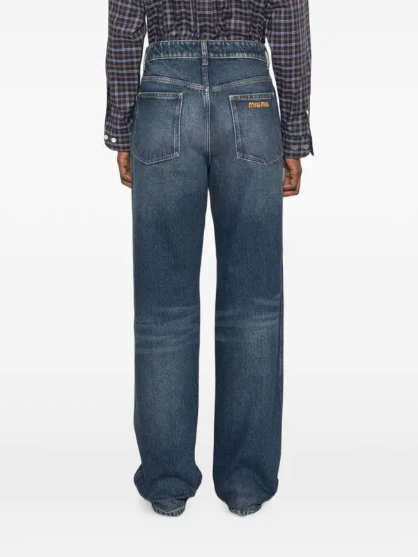 Miu Miu Denim Cotton Jeans - Multicolor