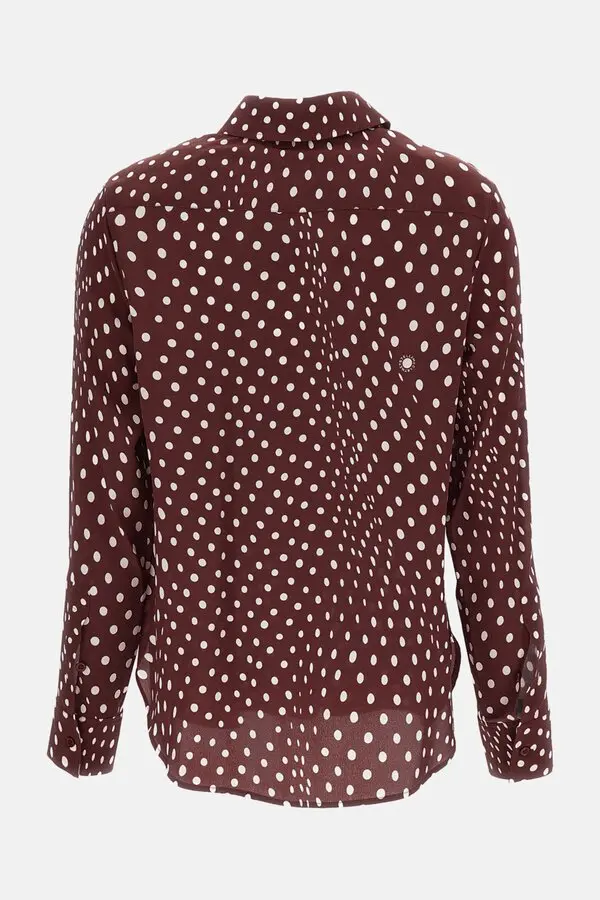 Stella McCartney Polka Dots Printed Silk Shirt - Multicolor