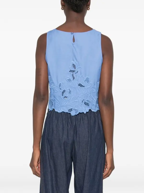 ERMANO SCERVINO Ermanno Scervino Embroidered Cotton Shirt