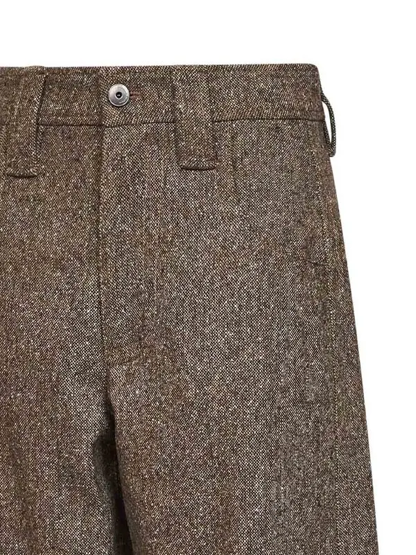 Brunello Cucinelli Baggy Trousers With Monili - Multicolor