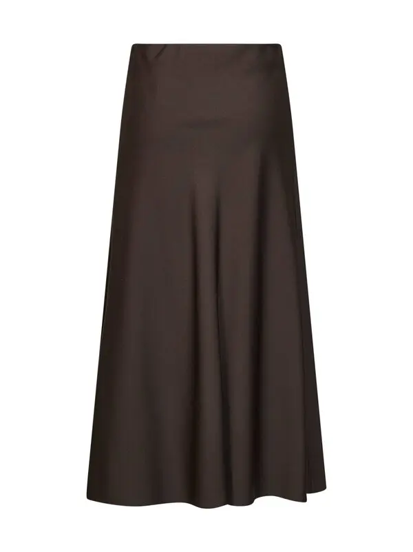 Brunello Cucinelli Twill Flute Skirt - Multicolor