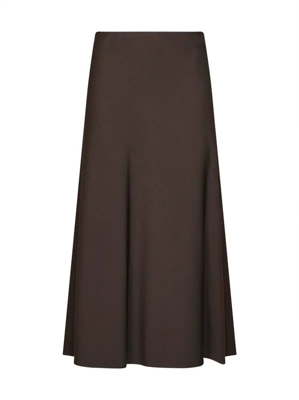 Brunello Cucinelli Twill Flute Skirt - Multicolor