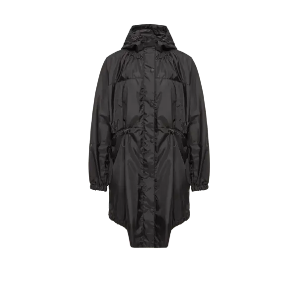 Moncler Expression Canvas Long Parka - Black