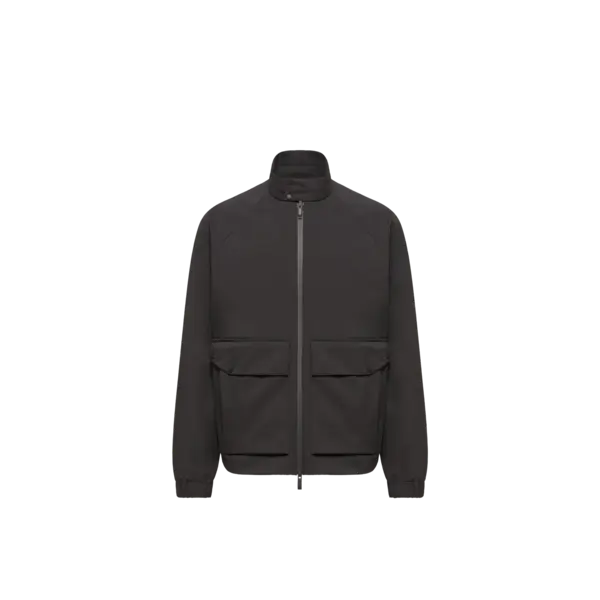 Moncler Hasteinen Short Down Jacket - Black