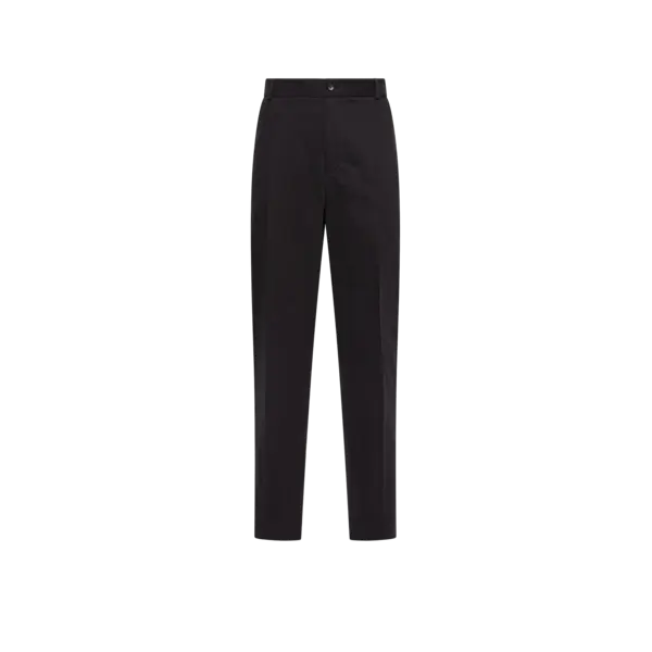 Moncler Tailored Cotton Pants - Black