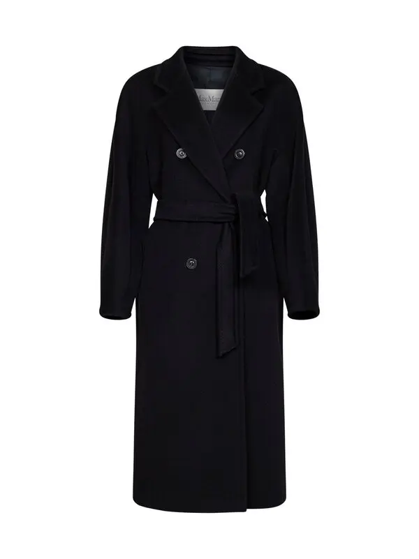 Max Mara Icon Madame Belted Wool Cashmere Coat - Multicolor
