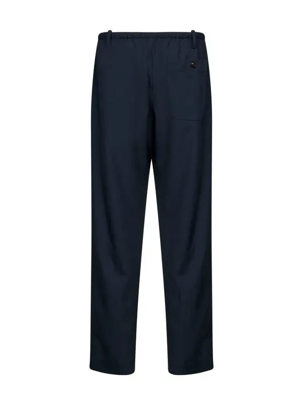 Dries Van Noten Wool Penny Straight-leg Trousers - Multicolor