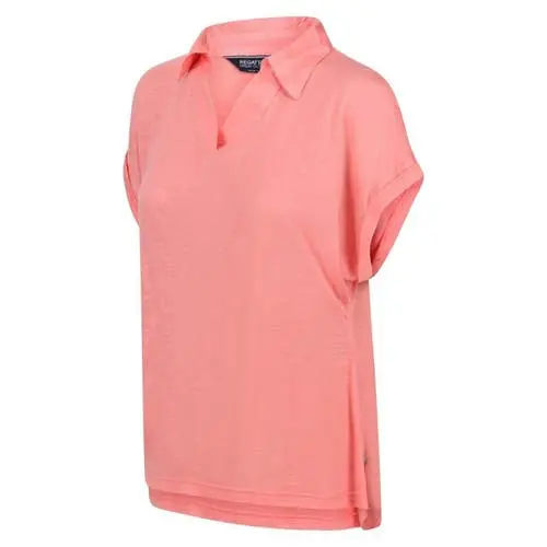 REGATTA Plain V Neck Polo Shirt