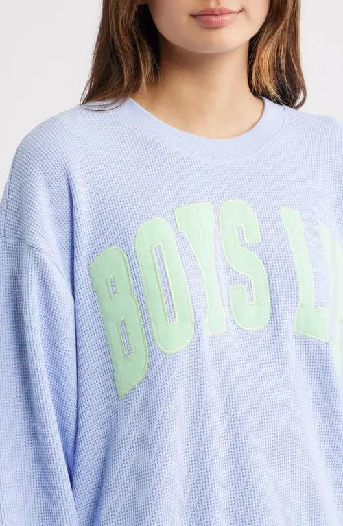 BOYS LIE Graphic Waffle Sweatshirt