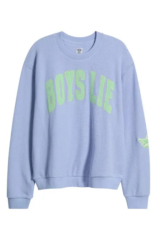 BOYS LIE Graphic Waffle Sweatshirt