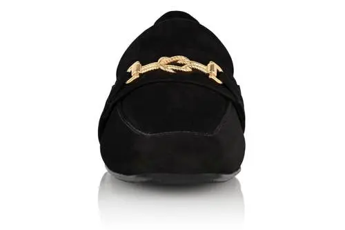JOAN OLOFF SHOES Adonis Loafer - Black