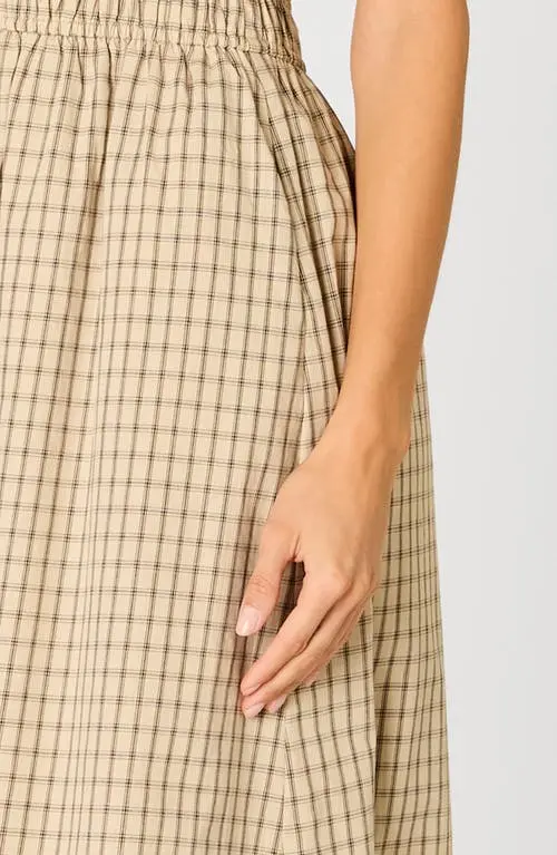 NIA Salt Midi Dress - Sand