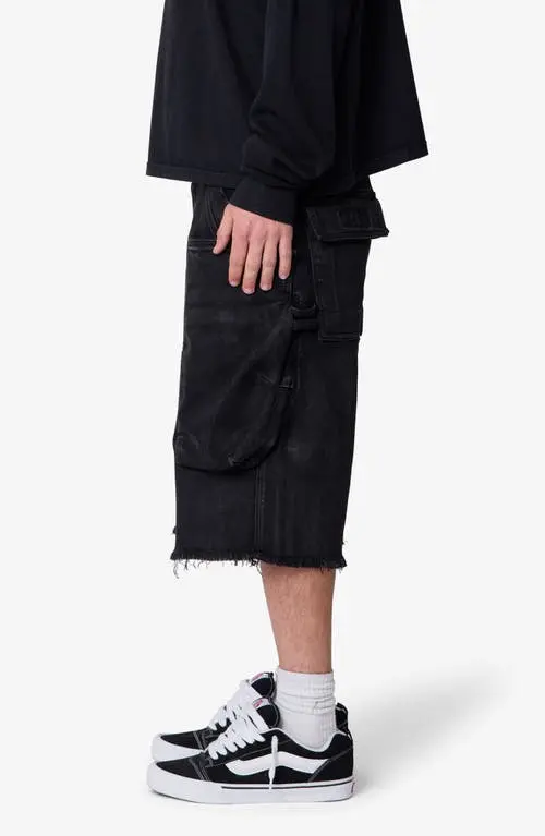 Mnml Baggy Waxed Cargo Shorts