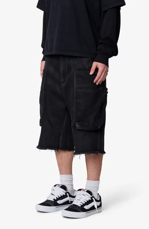 Mnml Baggy Waxed Cargo Shorts