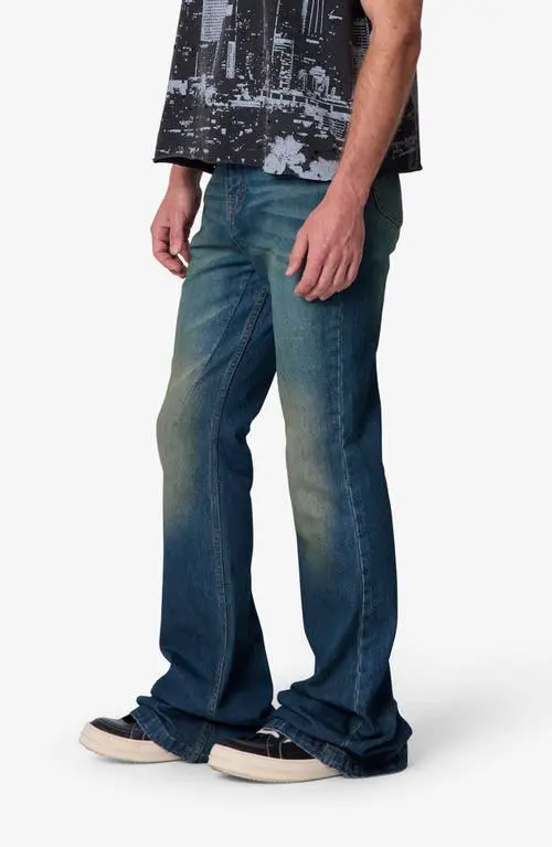 Mnml Super Stacked Relaxed Flare Leg Jeans