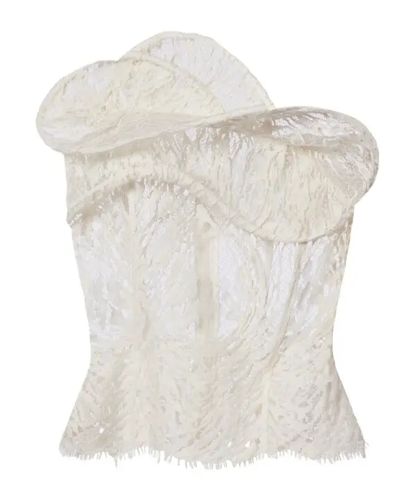 Magda Butrym Lace Corset Top