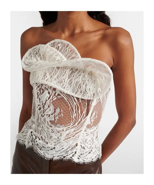 Magda Butrym Lace Corset Top