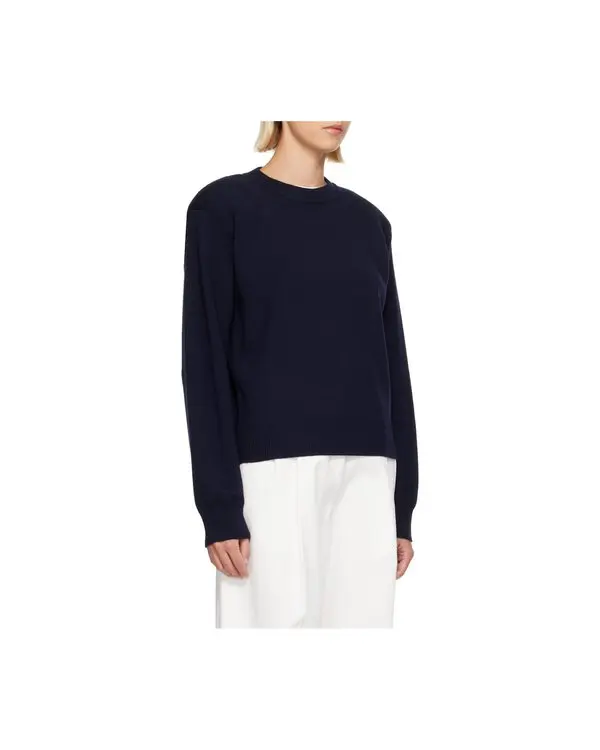 RÓHE Crew Neck Sweater With Ribbed Trim