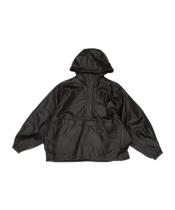 RÓHE Hooded Leather Jacket