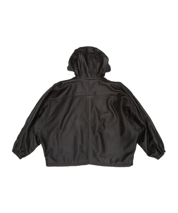 RÓHE Hooded Leather Jacket