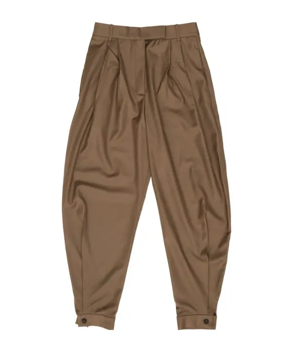 RÓHE Casual Trousers With Belt Loops - Brown
