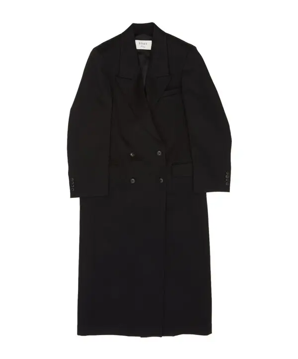 RÓHE Long-sleeved Coat - Black