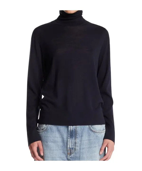 RÓHE Turtleneck Sweater - Blue