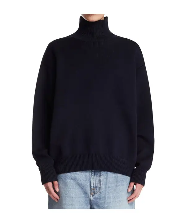 RÓHE Turtleneck Sweater - Blue