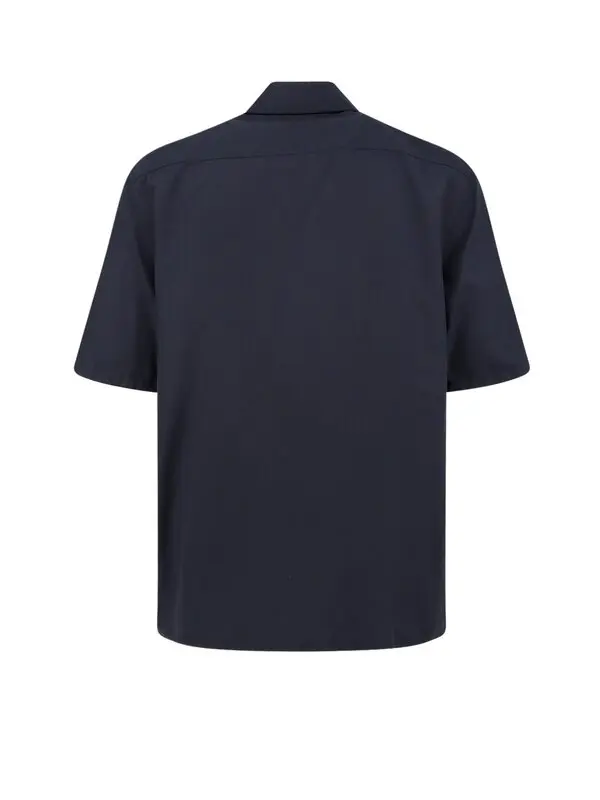 Moncler Short Sleeve Zippered Utility Shirt
