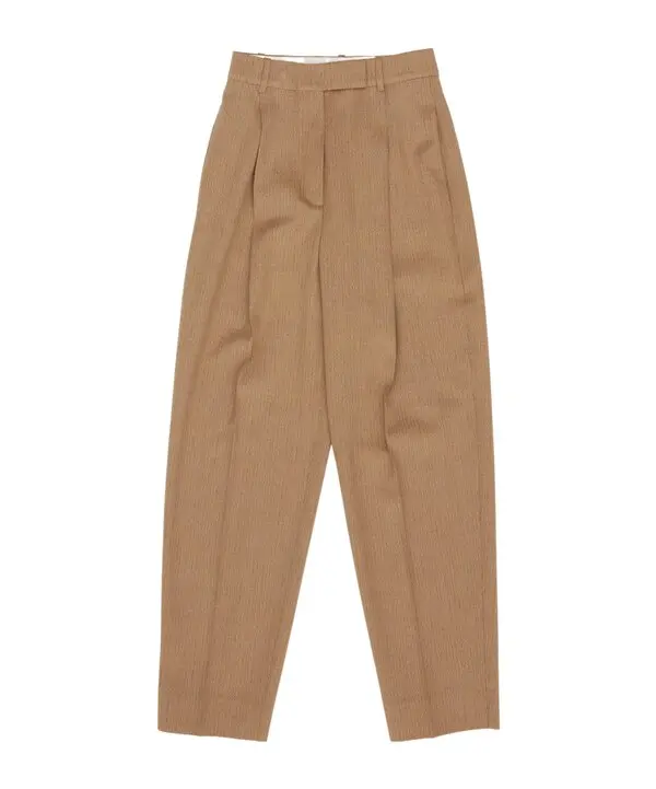 RÓHE Casual Trousers With Belt Loops - Brown