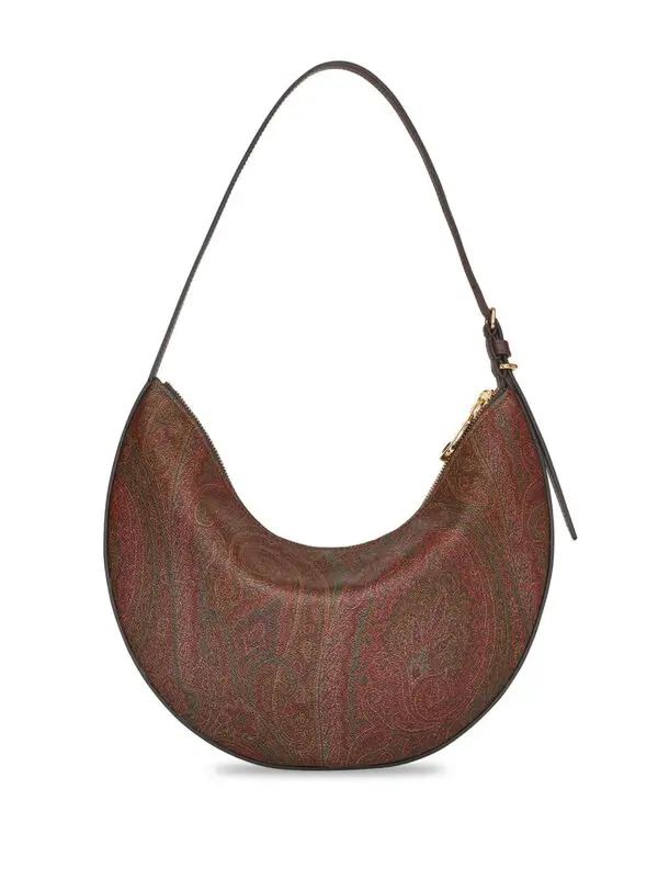 Etro Medium Hobo Bag With Paisley Print - Multicolor
