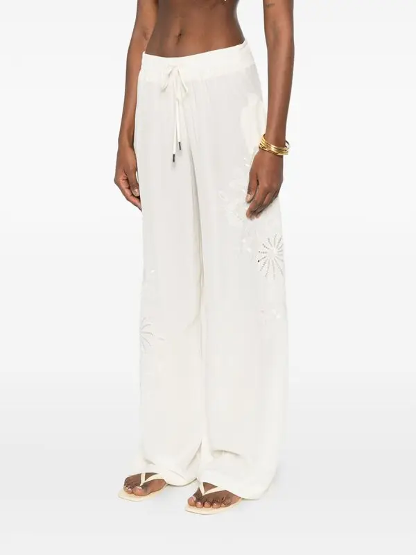 ERMANO SCERVINO Ermanno Scervino Silk Pajama Trousers