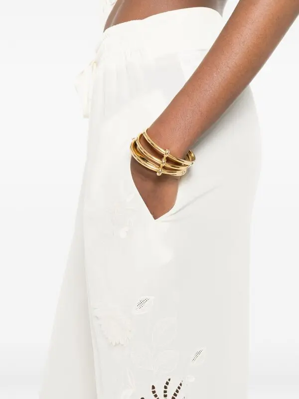ERMANO SCERVINO Ermanno Scervino Silk Pajama Trousers