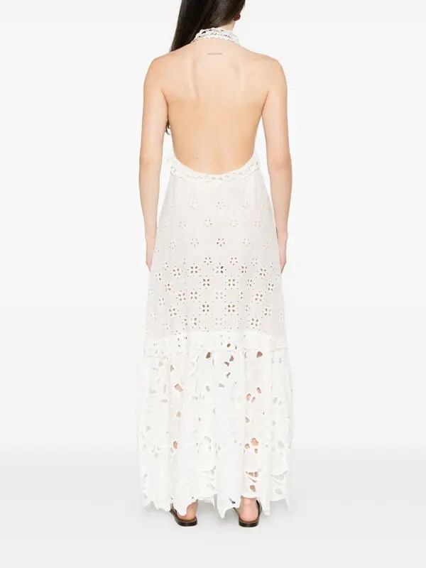 ERMANO SCERVINO Ermanno Scervino Lace Cotton Long Dress