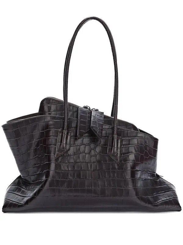 Attico La Passeggiata Medium Leather Shoulder Bag - Multicolor