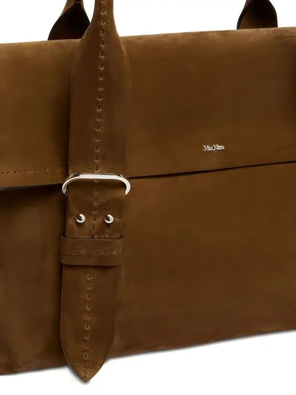 Max Mara Suede Leather Handbag