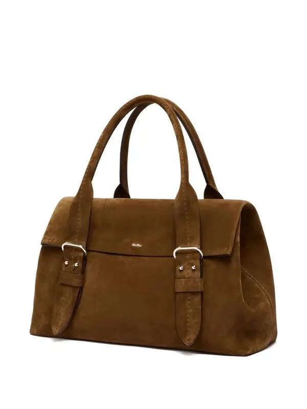 Max Mara Suede Leather Handbag
