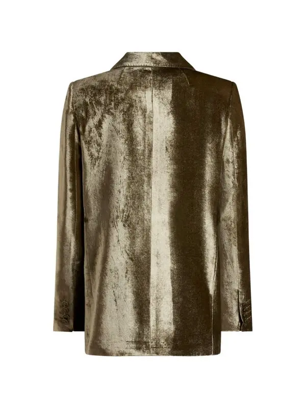 Etro Velvet Single-breasted Blazer Jacket