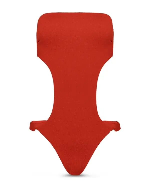 VIX PAULA HERMANNY Alix Bandeau One Piece Swimsuit - Vivre