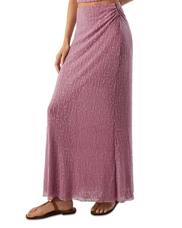 VIX PAULA HERMANNY Anora Swim Cover Up Maxi Skirt - Floraline