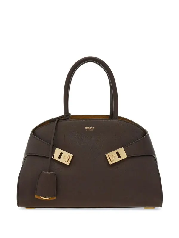 FERRAGAMO Small Hug Leather Handbag - Multicolor