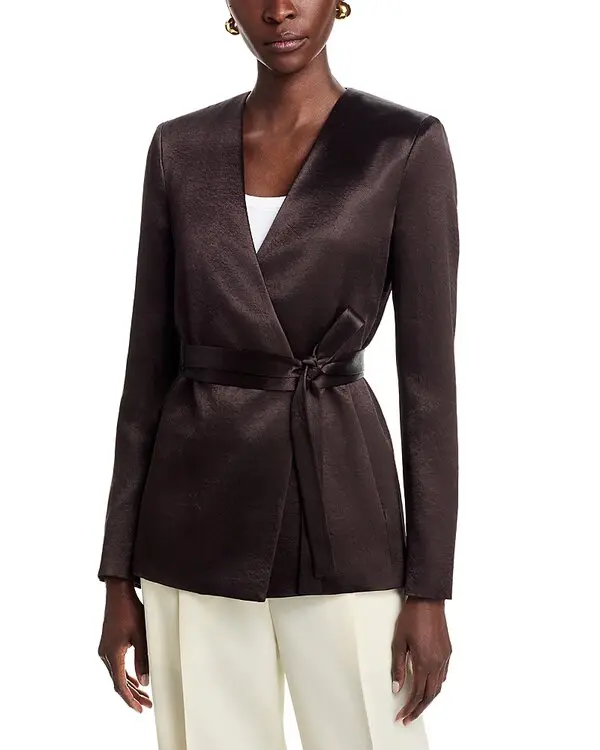 Hugo Boss Jia Wrap Blazer Exclusive - Cave Brown