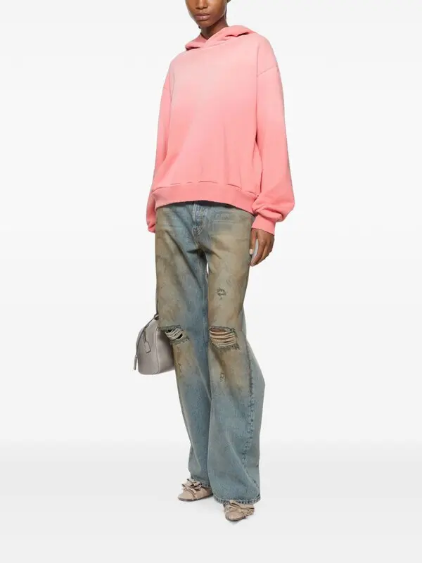 Acne Studios Logo Cotton Hoodie - Multicolor