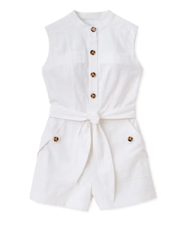 CARTOLINA Rachel Linen Romper